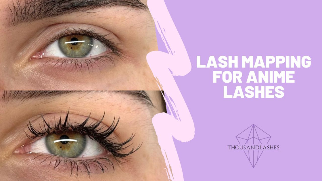 Lash Mapping For Anime Lashes